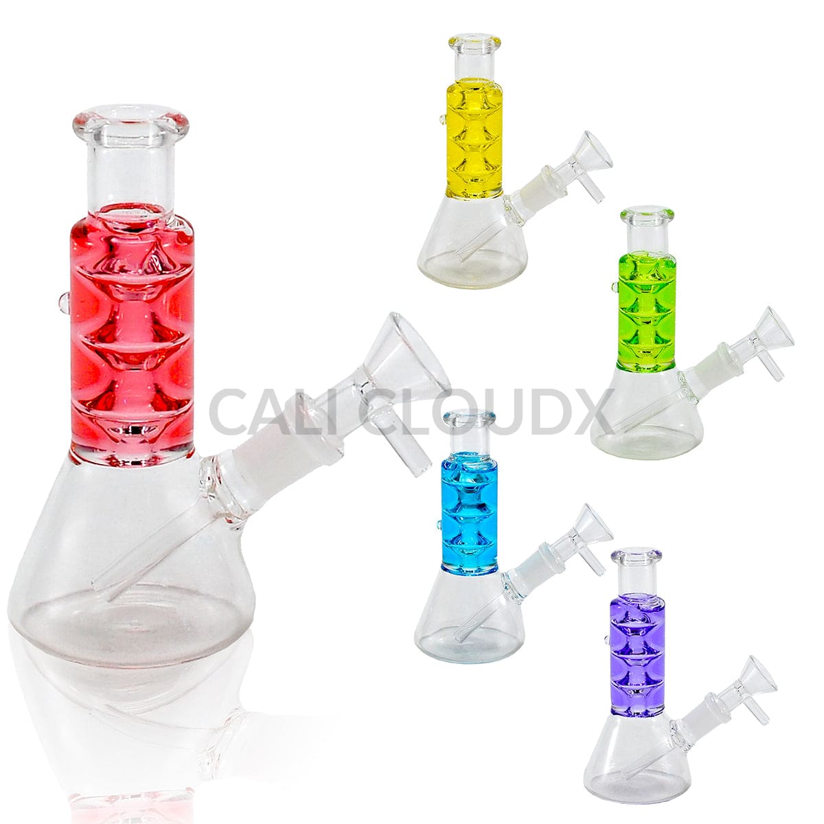 6" Freezable Liquid Mini Rig – Cali Cloudx