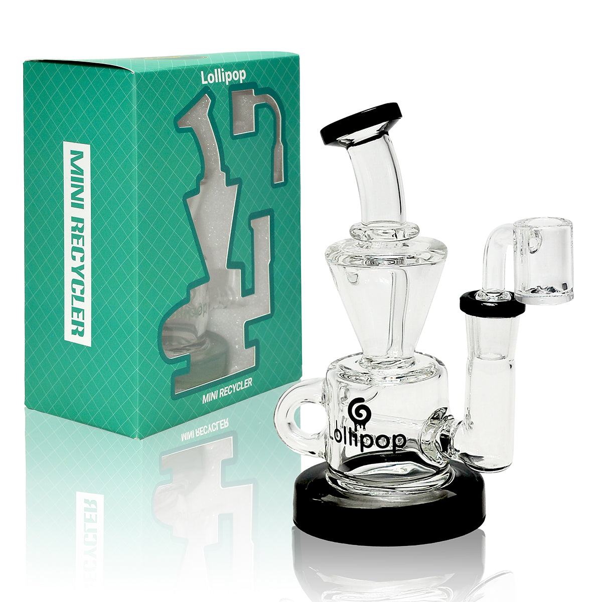 Lollipop Mini Recycler Rig- Sold by Cali Cloudx – Cali Cloudx